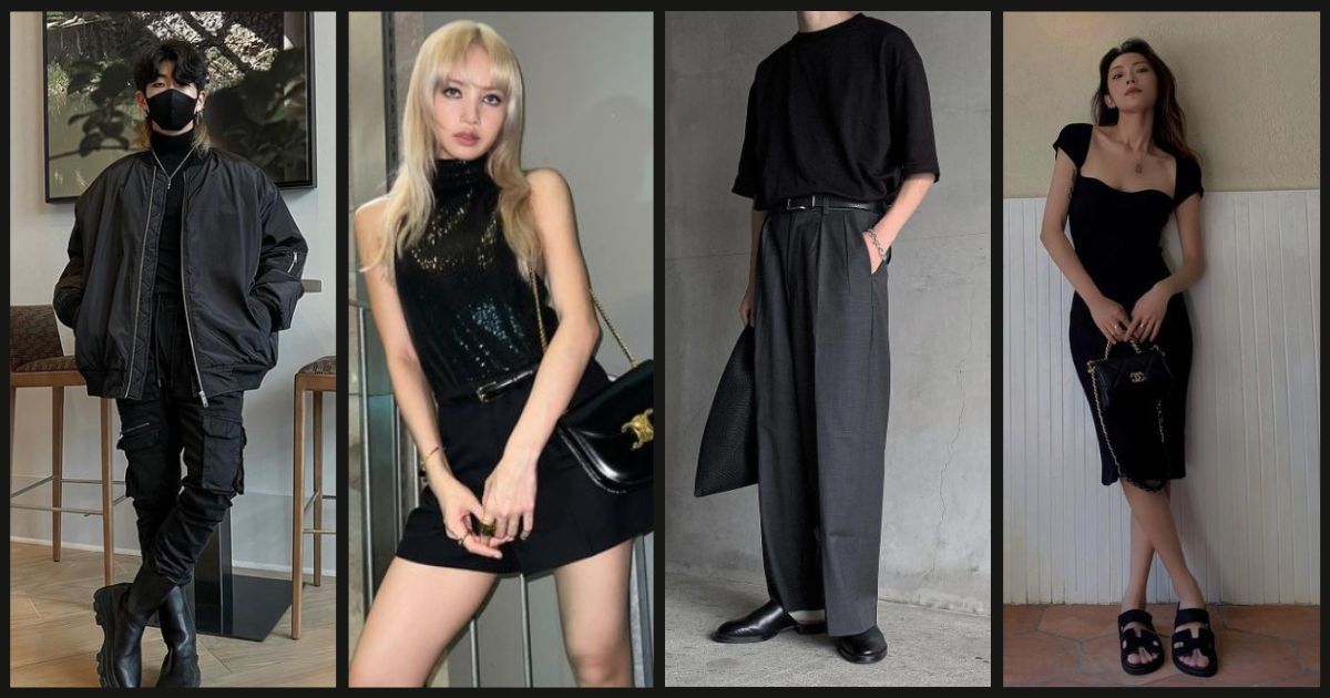 21 All-Black Outfits For Men & Women That Are Not Boring