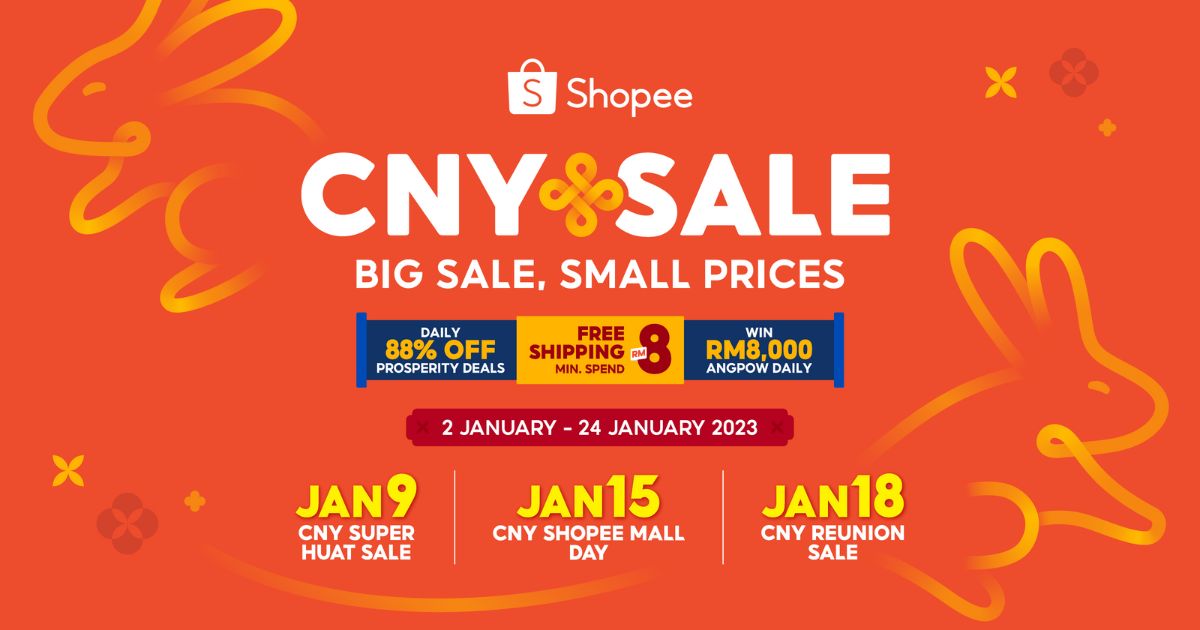 Shopee CNY Sale Is Back! Don't Miss These Exclusive Deals