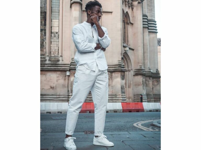 13 All-White Outfits For Ladies & Men That Are Far From Boring