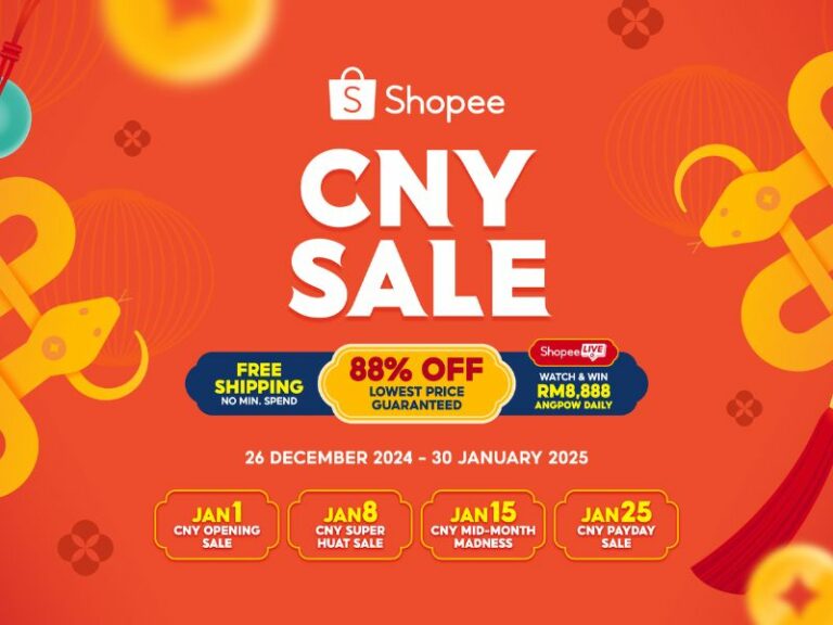 Shopee CNY Sale Is Back! Don't Miss These Exclusive Deals